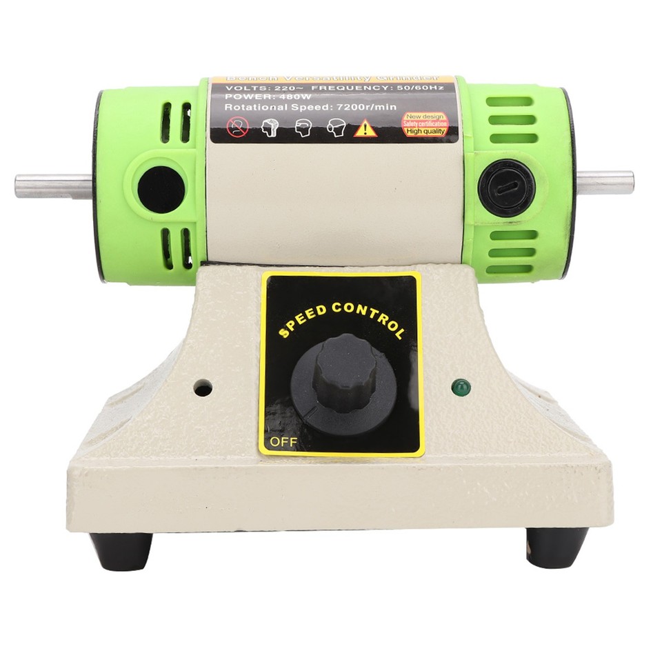 Desktop Double Head Bench Polisher Grinder Jewelry Polishing Buffer ...