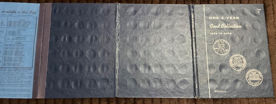 Lincoln Cent Collection in Whitman Book Coins 1909-1977 plus extra | eBay