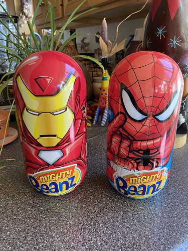Marvel Mighty Beanz 2010 Near Complete Set 1- 84 Gold Beanz Included | eBay