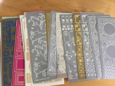 Peel offs for card making - Frames and Corners | eBay