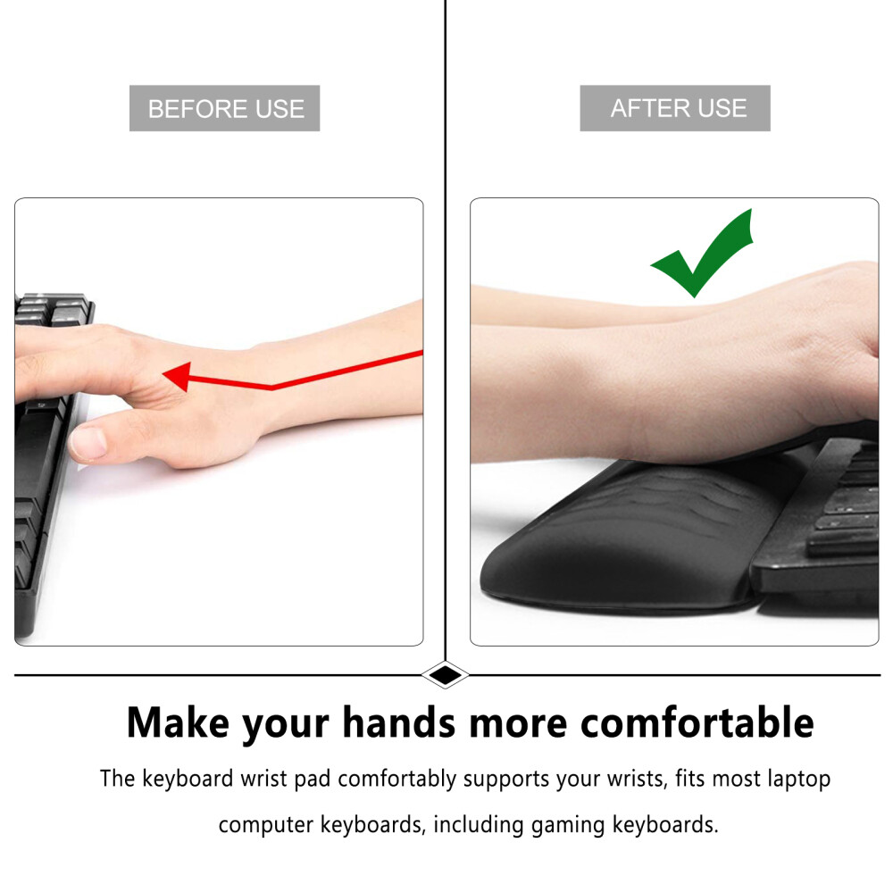 Mousse À Mémoire Poignet Clavier Repose-main Bloc-notes De Bureau D ...