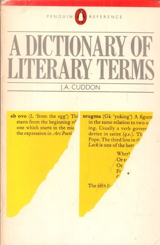 A Dictionary Of Literary Terms(Paperback Book)J.A. Cuddon-Penguin-UK ...