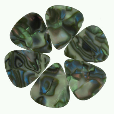 Lots of 24 pcs 0.71mm Medium Blank Guitar Picks Celluloid No Print ...