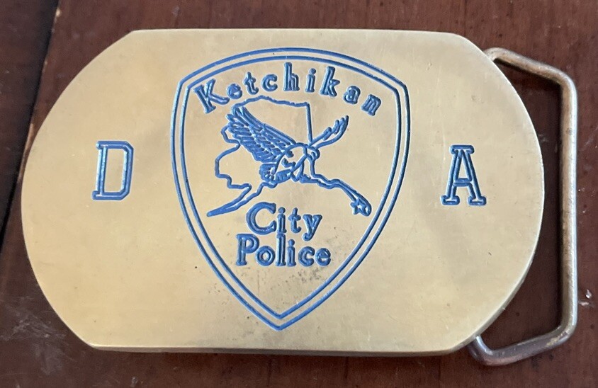 Vintage DA Ketchikan City Police Department Belt Buck… - Gem