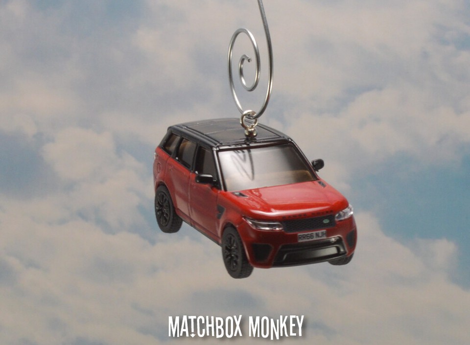 Range Rover Sport SVR Christmas Tree Ornament 1/76 SUV Jaguar Land ...