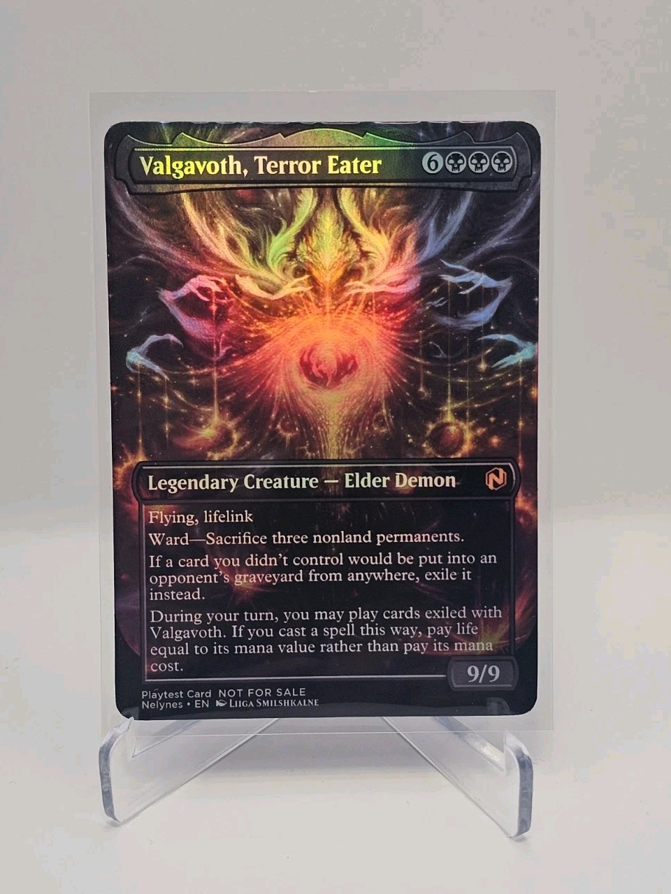 Valvagoth, Terror Eater Foil Custom Proxy High-Quality Laminated | eBay