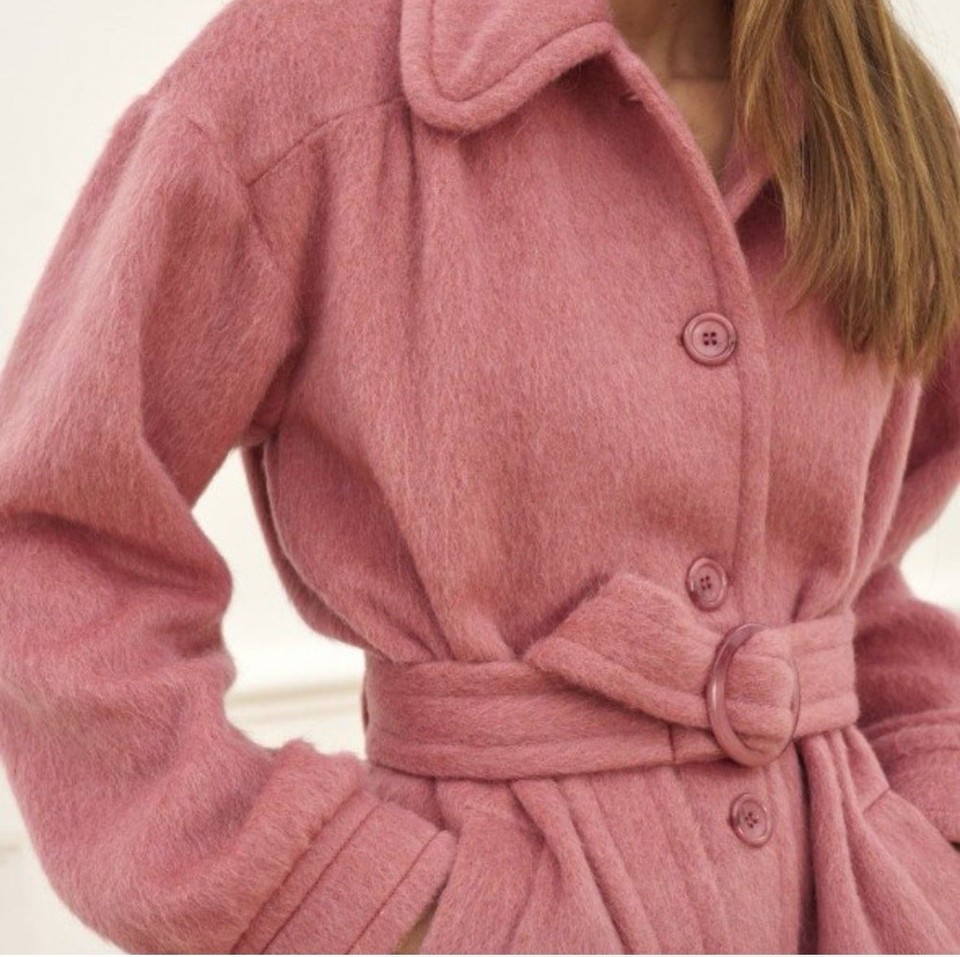 Rouje John Coat in Blush size 34/2 | eBay