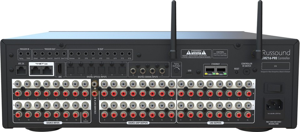 Russound SMZ16-PRE 16-Channel Matrix Pre-Amplifier with Streamer | eBay