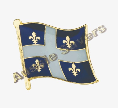 QUEBEC (CANADIAN PROVINCE) FLAG HAT PIN / BADGE - BRAND NEW | eBay ...