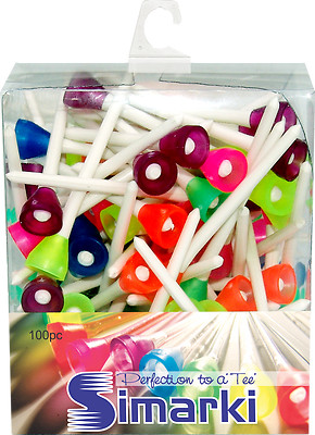 100 golf tees 62mm simarki plastic rubber | eBay Australia