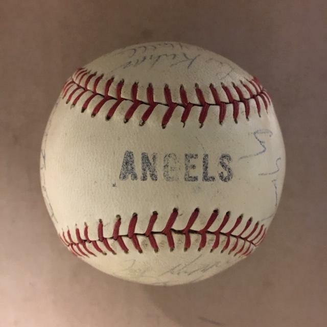 1965 Seattle Angels Team Signed Baseball PCL League(21sig)Bob Lemon,J ...