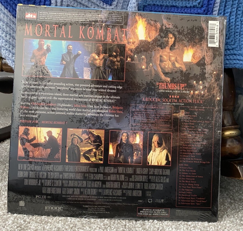 MORTAL KOMBAT DTS Laserdisc LD BRAND NEW SEALED | eBay