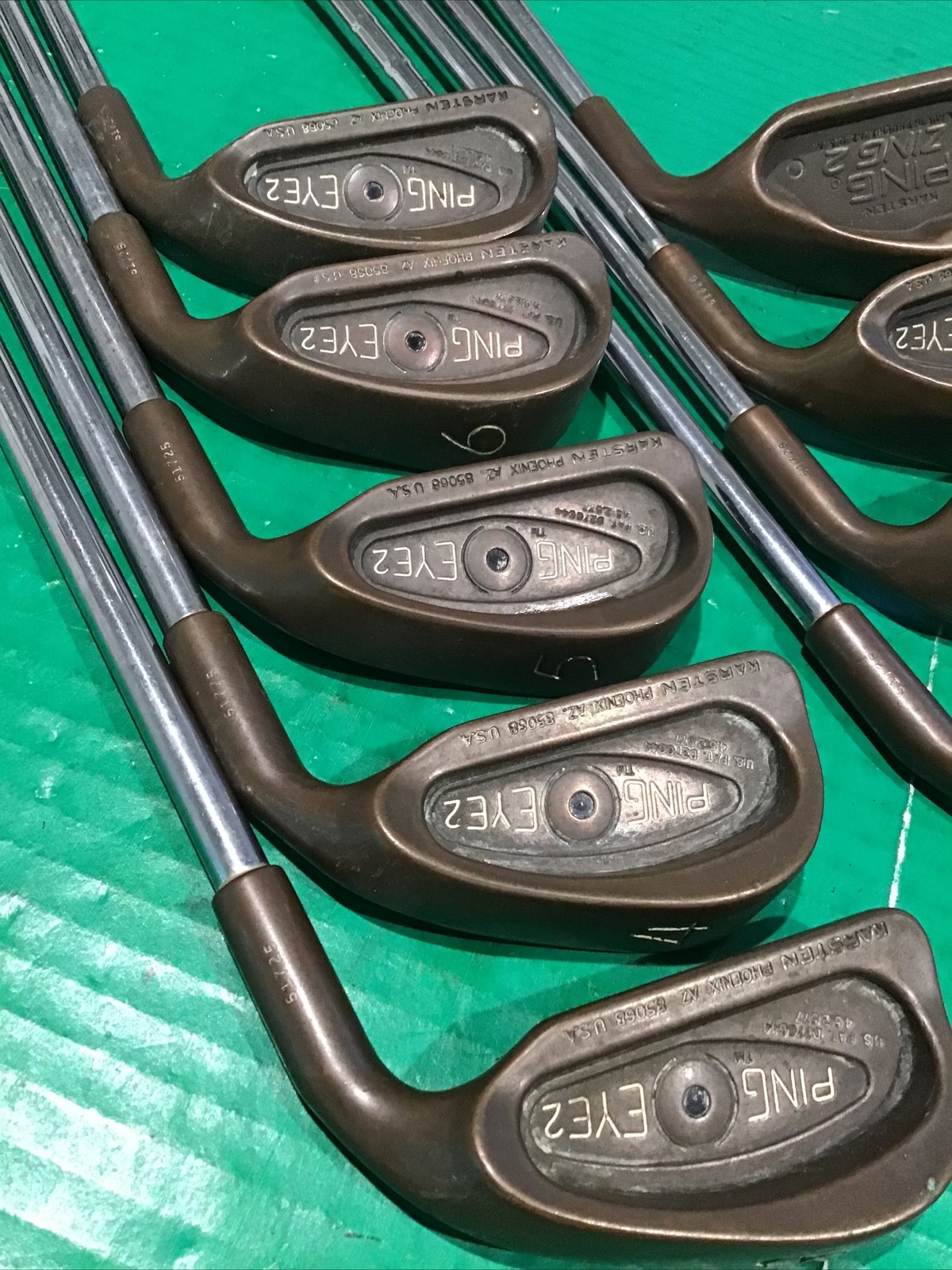 Ping Eye 2 Beryllium Copper BeCu Iron Set RH 3-PW w/ Zing 2 S2 Sand ...