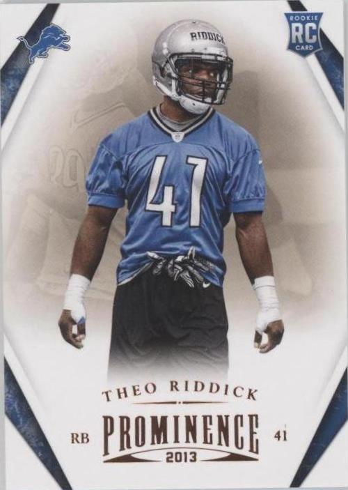 2013 Panini Prominence Theo Riddick #191 for sale | eBay