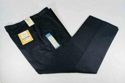 Haggar Clothing Men's Work To Weekend Black Straight Fit Pants Size ...