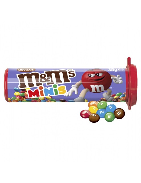 M and M Minis Tubes Milk Chocolate Mini Assorted Color 35gm for sale ...
