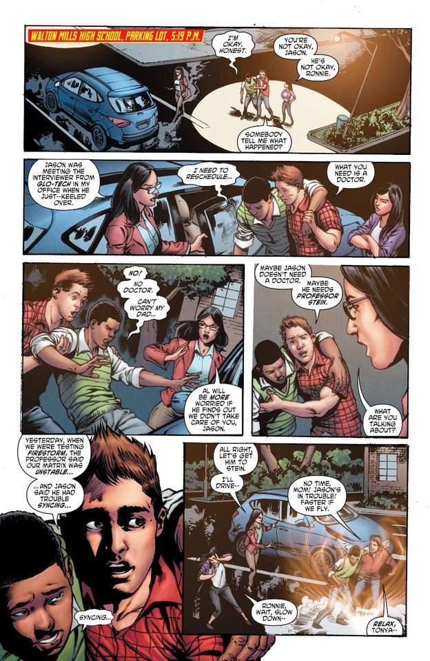 Gerry Conway Firestorm Legends of Tomorrow #1 Pg 16 Original Art ...