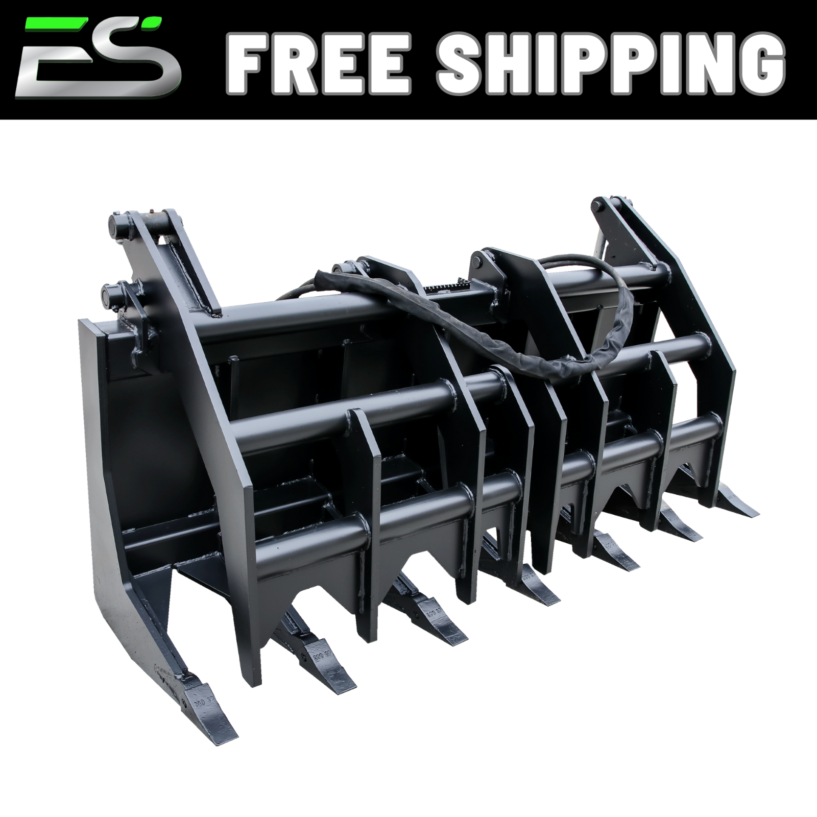 72" VERTICAL EXTREME GRAPPLE SKID STEER QUICK ATTACH GRAPPLE- FREE ...