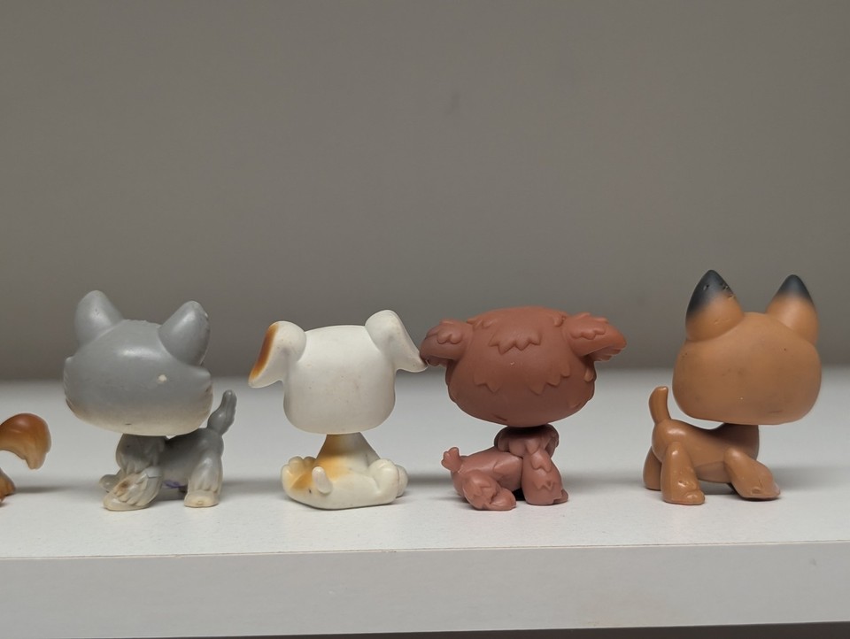 Littlest Pet Shop LPS Hasbro Imperfect Pet Lot Dogs Poodle Shepherd | eBay