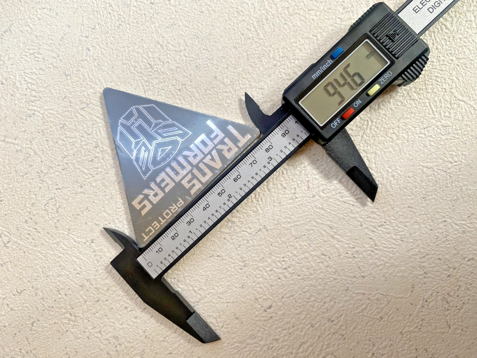 emblem transformers autobot protect triangle metal logo insignia plate ...