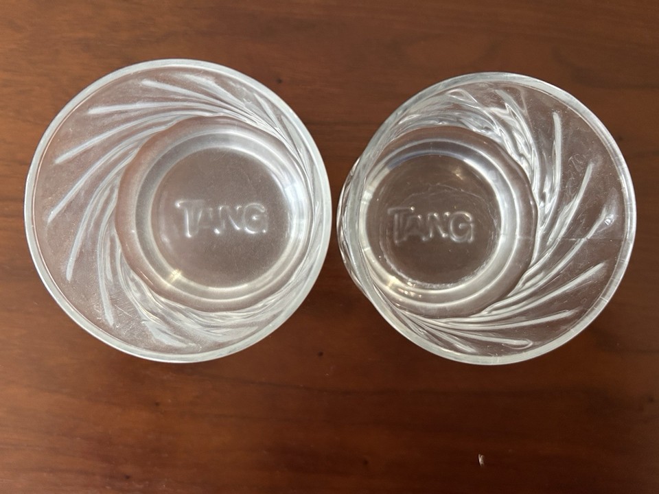 Vintage 1970s Tang Juice Glasses 8oz set of 2 | eBay