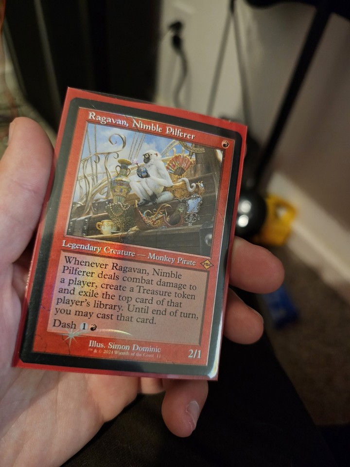 MTG: Modern Horizons 2: Foil Retro Frame Ragavan, Nimble Pilferer: LP ...