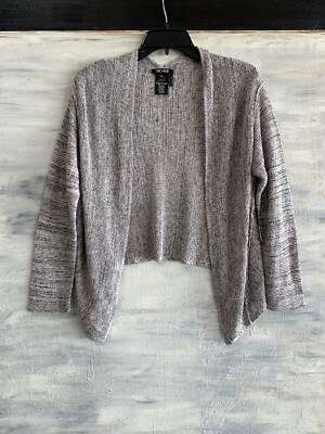 NIC + ZOE Carpe Diem Cardy Open-Front Cardigan Sweater, PM PL - Pearl ...