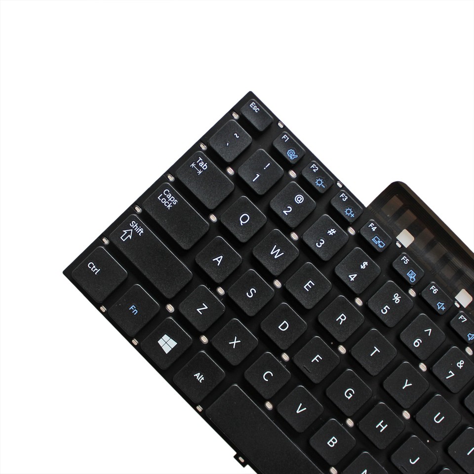 New Black US Keyboard Without Frame For Samsung NP300E5E-A02 NP300E5E ...