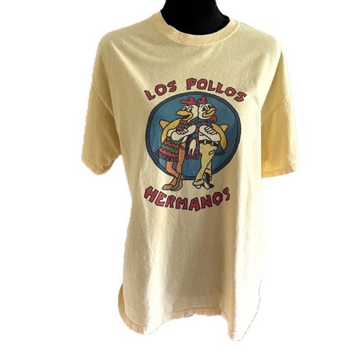 LOS POLLOS HERMANOS Logo T-Shirt Size L Breaking Bad Men's Short Sleeve ...