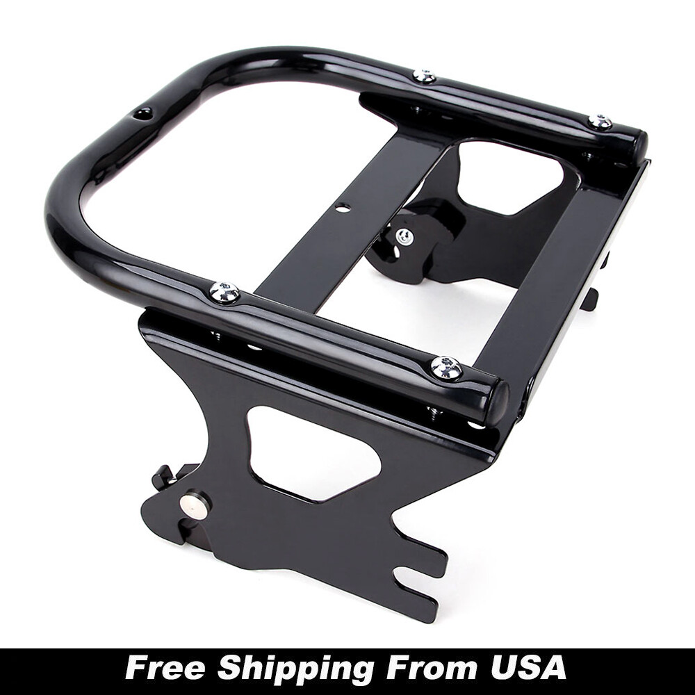 Detachable Twoup Tour Pak Pack Mounting Bracket Rack Trunk For Harley ...