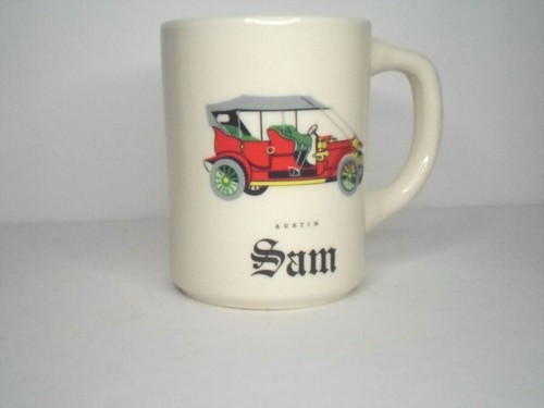 Mr. Mugs Austin Sam Personal Name VTG Antique Car Coffee Mug Hallandale ...