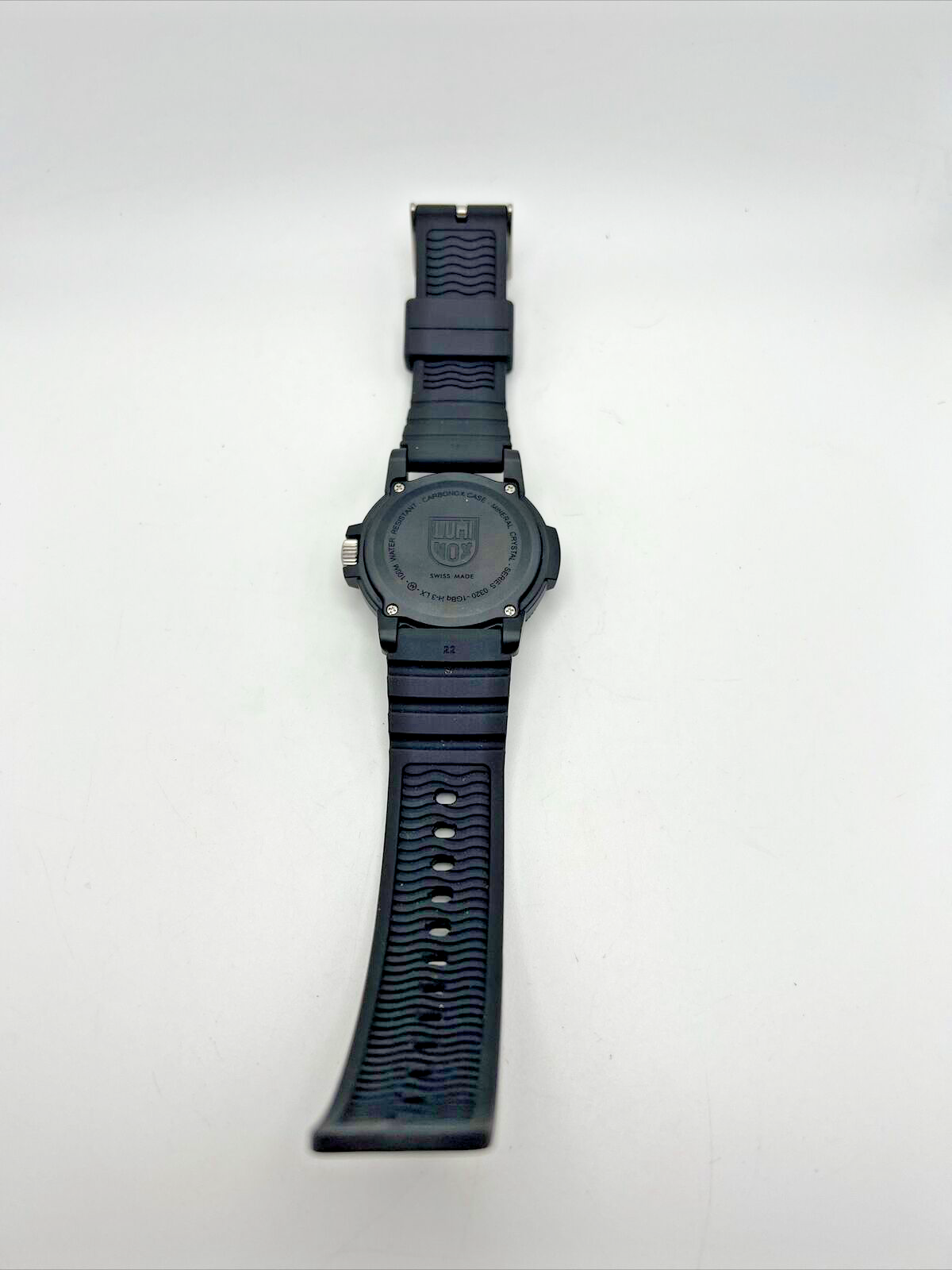 Luminox Quartz Watch Analog Rubber Black 0320-1GBq H-3 LX 100m Water ...