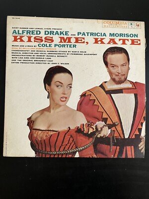 Alfred Drake and Patricia Morison kiss me Kate vintage record | eBay