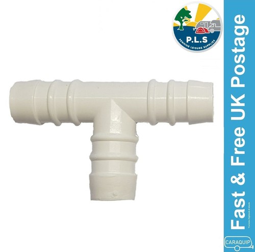 20mm 3/4" 2 Way T Piece Water Pipe Connector Caravan Motorhome ...