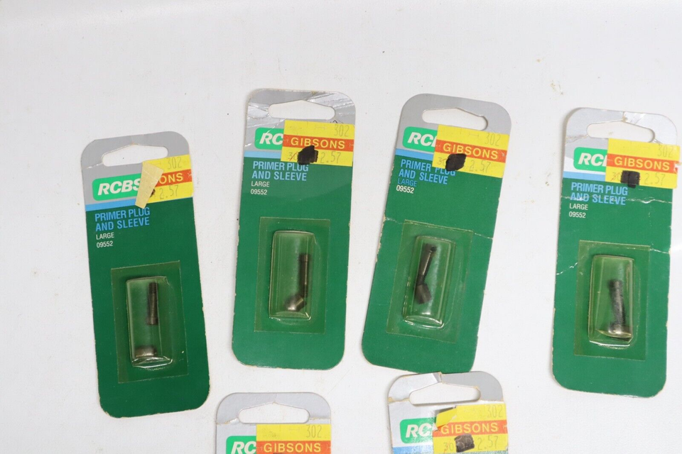 Lot 6 RCBS Primer Plug, Sleeve and Spring, Large, mpn #9552, NIP | eBay
