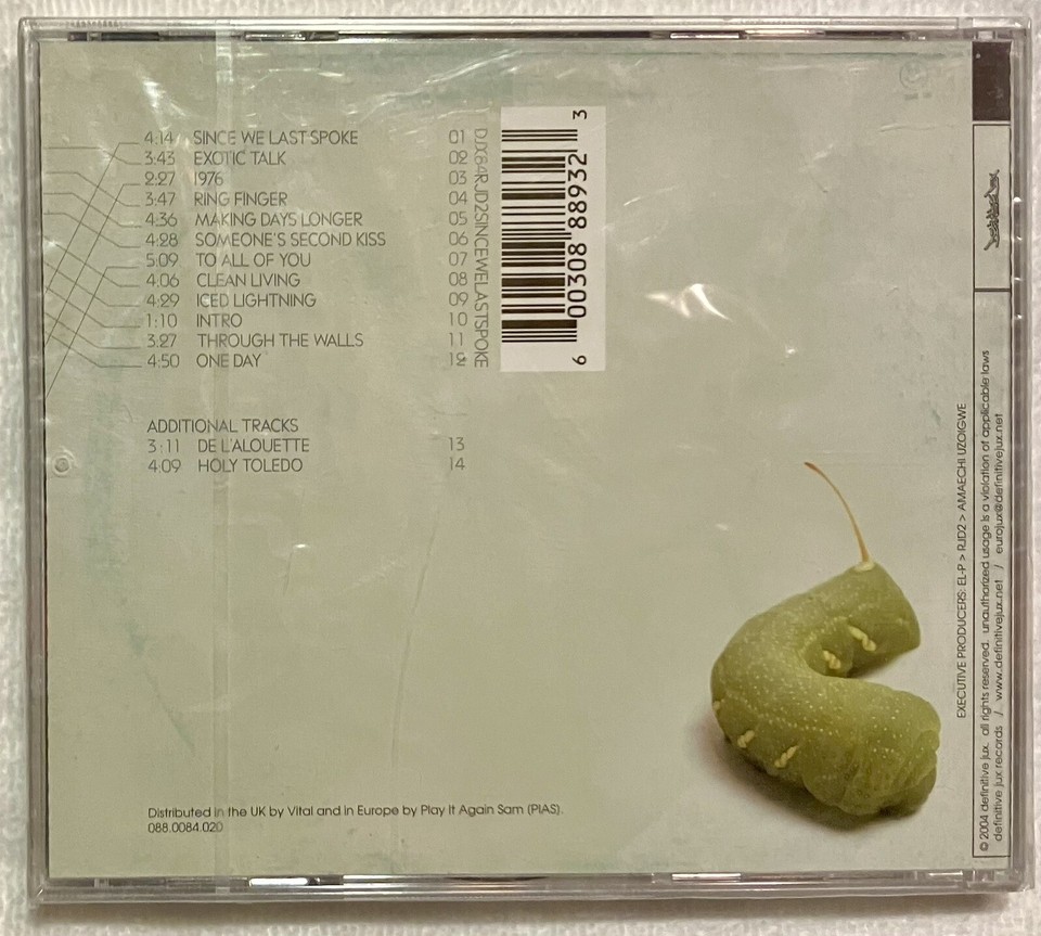 Since We Last Spoke by RJD2 (CD) Electronic, New, Sealed | eBay