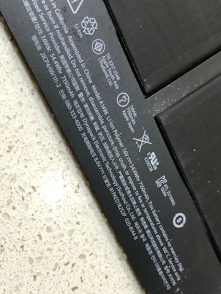 Genuine A1496 A1405 Battery for MacBook Air 13'' A1466 2013 2014 2015 ...