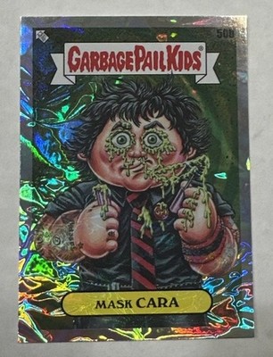 2025 Topps Garbage Pail Kids Green Day Mask Cara #50b Crumpled Garbage ...