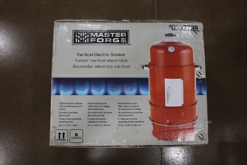 Master Forge 376-Sq. Inch Red Vertical Electric Smoker- BRAND NEW!! | eBay