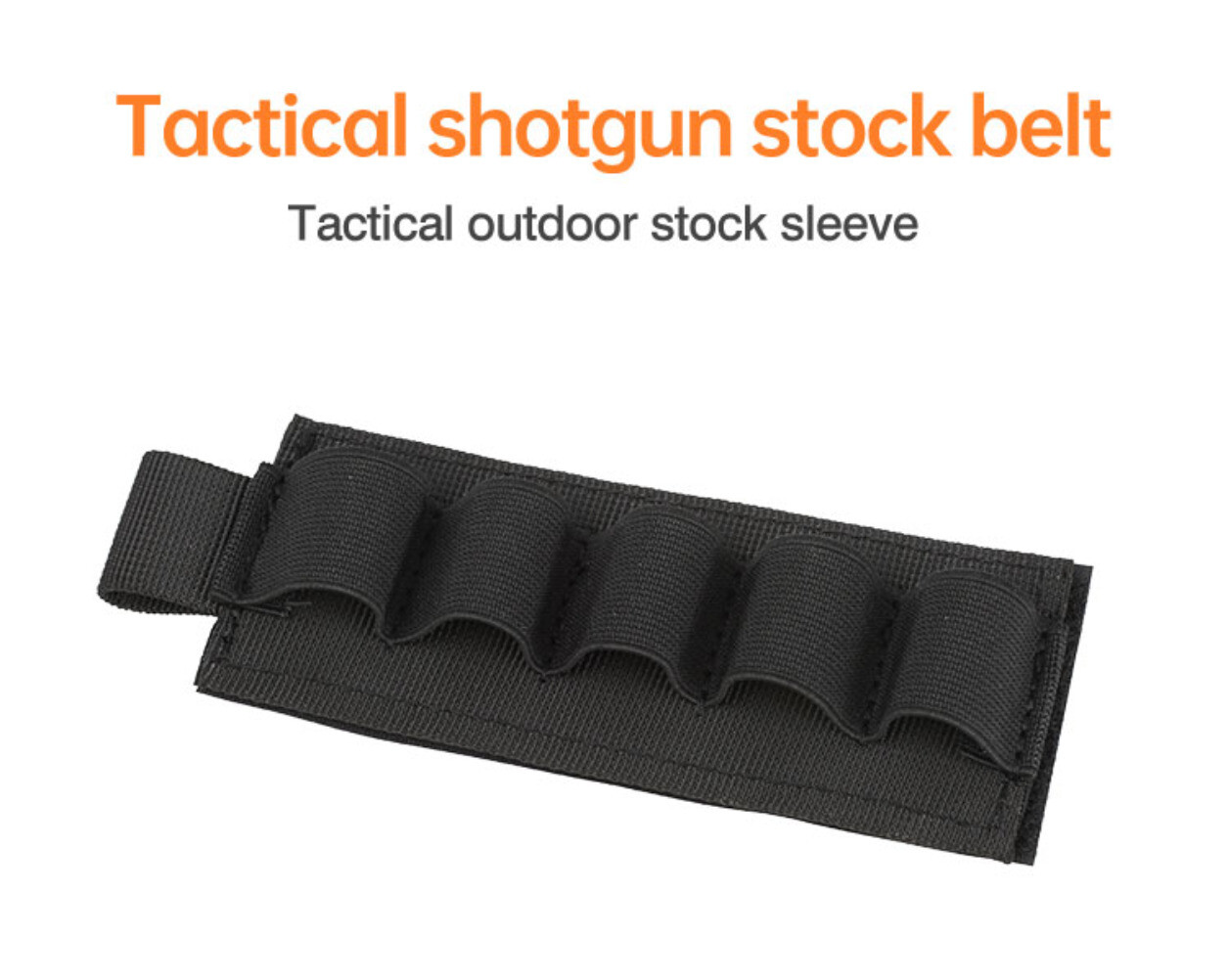 Adjustable Tactical Butt Stock Rifle Cheek Rest Pouch Bullet Holder ...