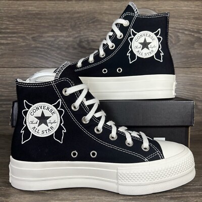 Converse Women's Chuck Taylor All Star Lift Embroidered Fairy Platform ...