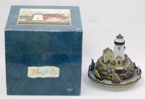 Lang & Wise MYSTIC Lighthouse Music Box Lowell Herrero By The Beautiful ...