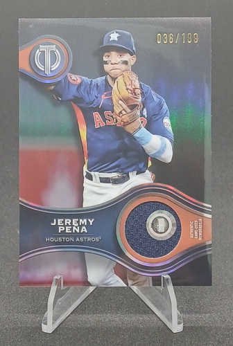 2025 Topps Tribute - Jeremy Pena - #SOA-JP Stamp Of Approval Relic | eBay