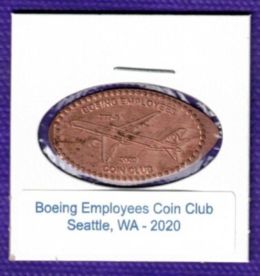 2020 BOEING SEATTLE WASHINGTON 777-9 Elongated Pressed Copper Penny | eBay