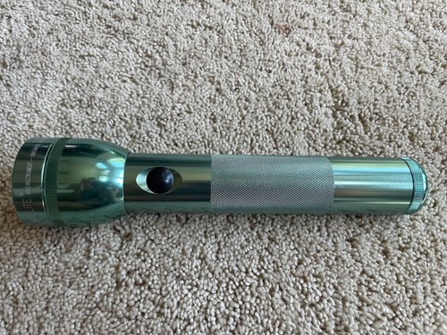 Vintage jade green Maglite 2D cell flashlight | eBay