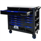 12 Drawers Rolling Tool Box Cart Tool Storage Cabinet Steel Lockable ...