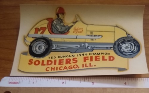 RARE Vintage ORIGinal Ted Duncan Soldier Field 1946 Champion water ...