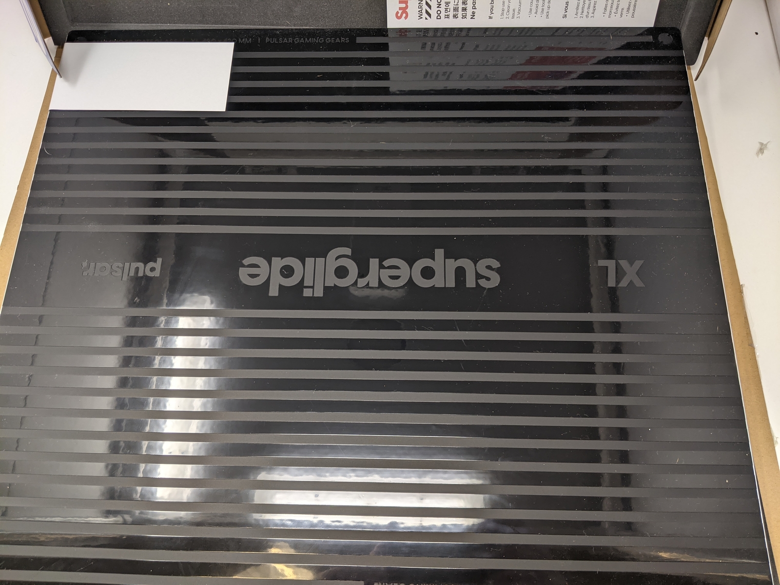 Pulsar Superglide Black XL Premium Glass Mousepad 490 x 420mm | eBay