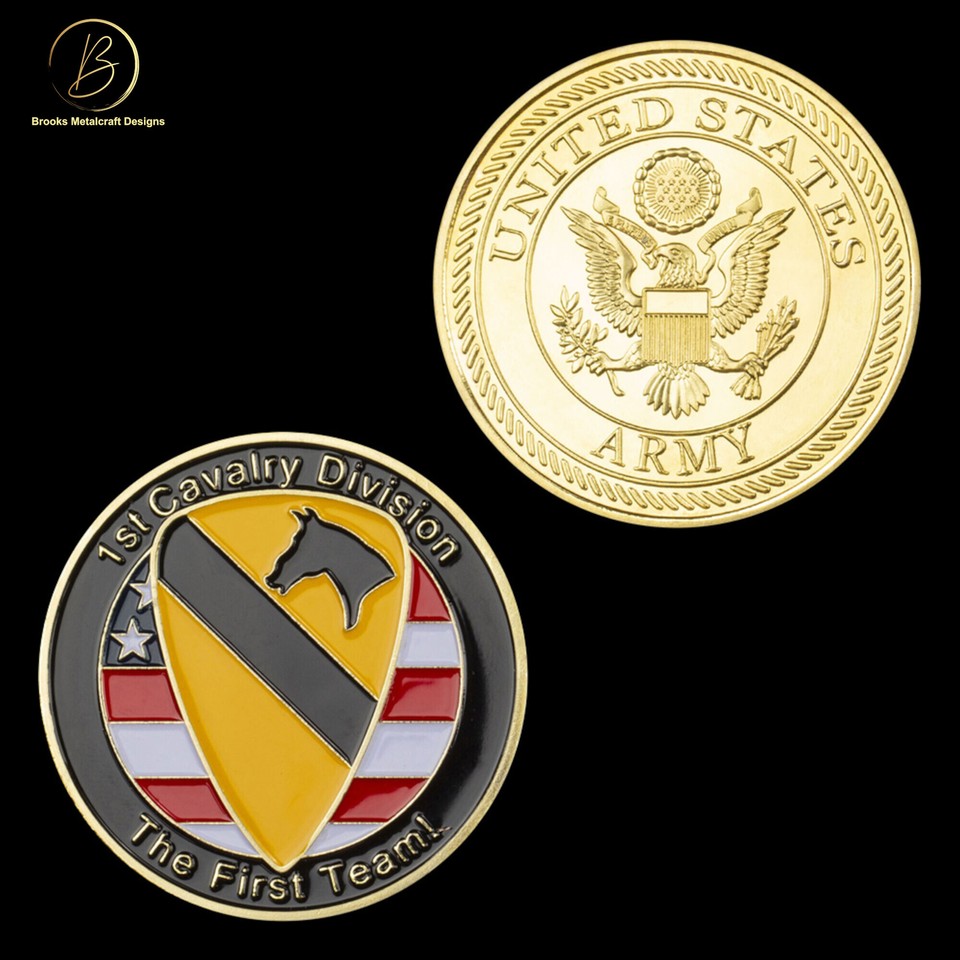 Army 1st Cavalry Division Challenge Coin | eBay