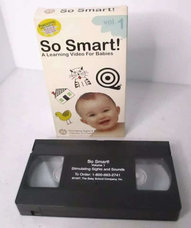 So Smart VHS Vol 1, 3, Colors & Free First words. You Get 3 & First ...